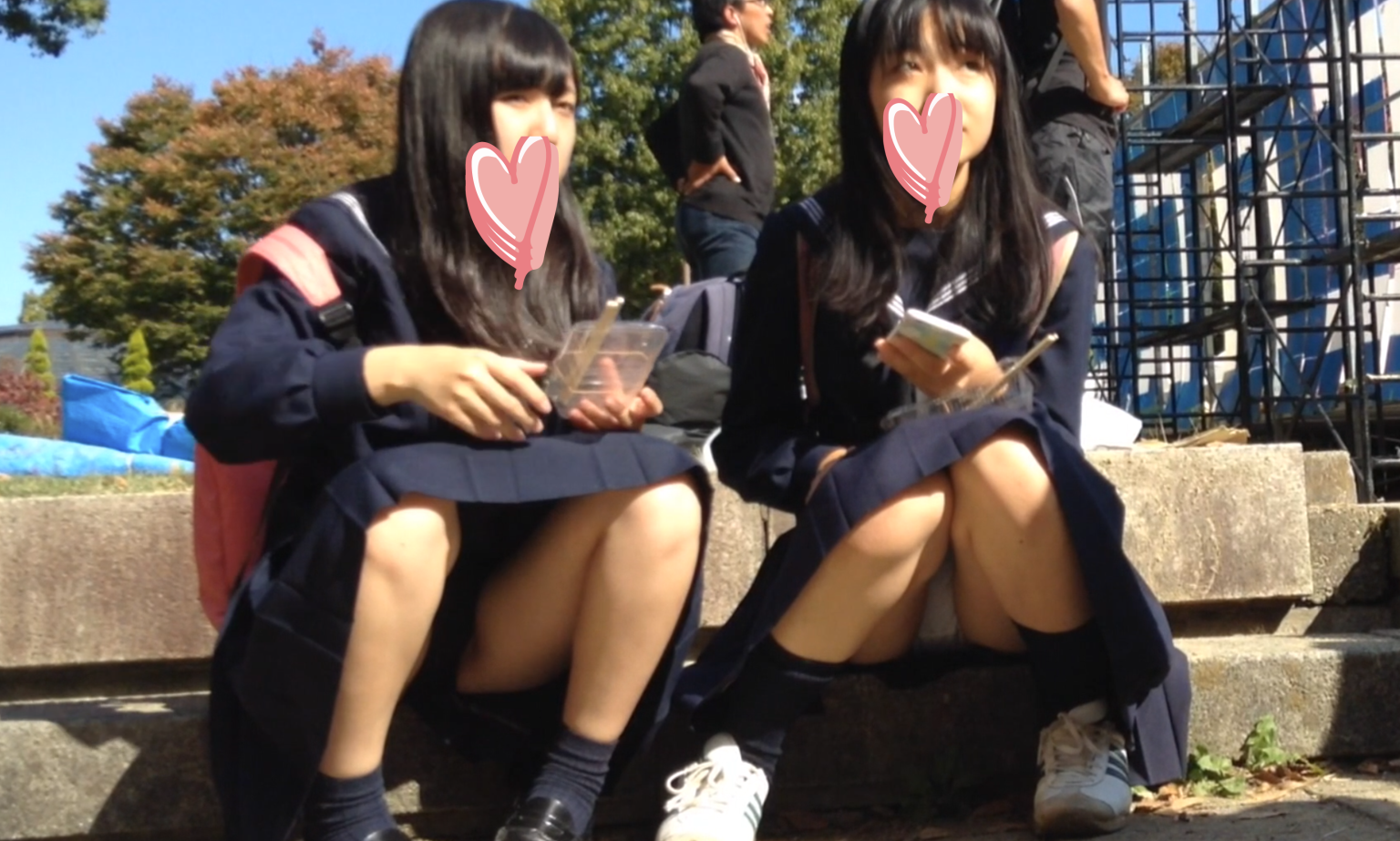 【黒髪かつ可愛い】セーラーとダブルパンチラ c – JPORU