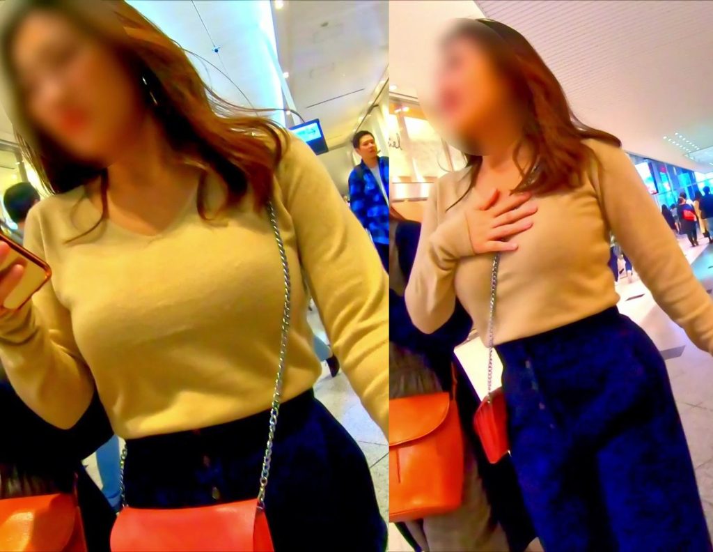 No.325プルプル美巨乳の揺れ具合に思わず見入ってしまうお姉さんに密着取材 – JPORU